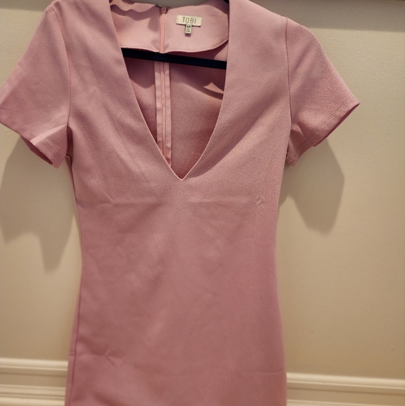 Tobi | Dresses | Cute Mini Pink Dress Made By Tobi | Poshmark